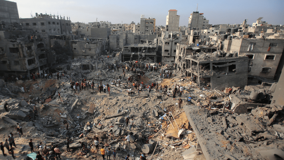 Zo onwerkelijk groot is de verwoesting in Gaza - De Correspondent