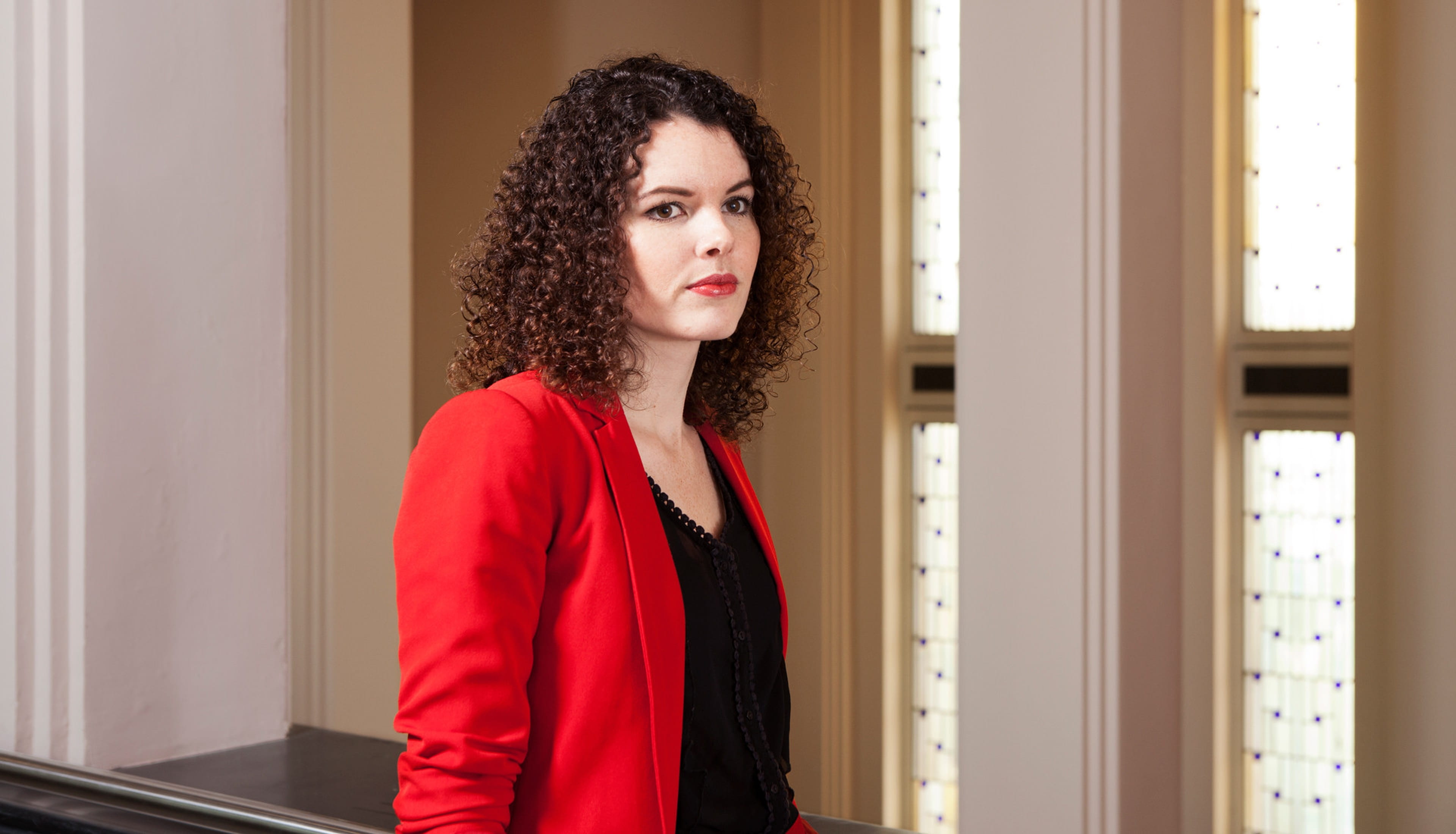 Luisteren: Deze vrouw beschrijft de bouwers van de bank van de toekomst ...